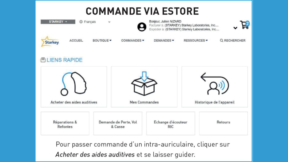 eStore Starkey : un outil incontournable pour faciliter la commande d ...