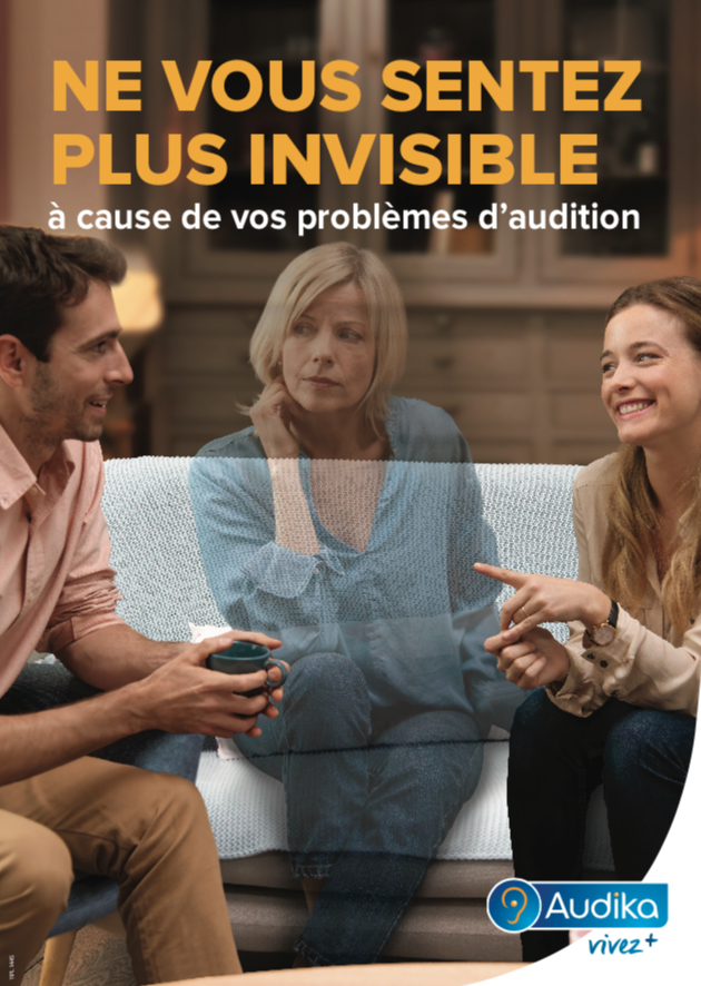 NOUVELLE CAMPAGNE TV AUDIKA « Des aides auditives invisibles