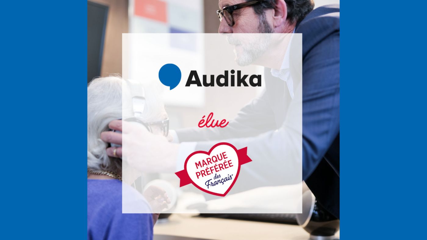 Audika élue Marque Préférée des Français dans la catégorie réseaux