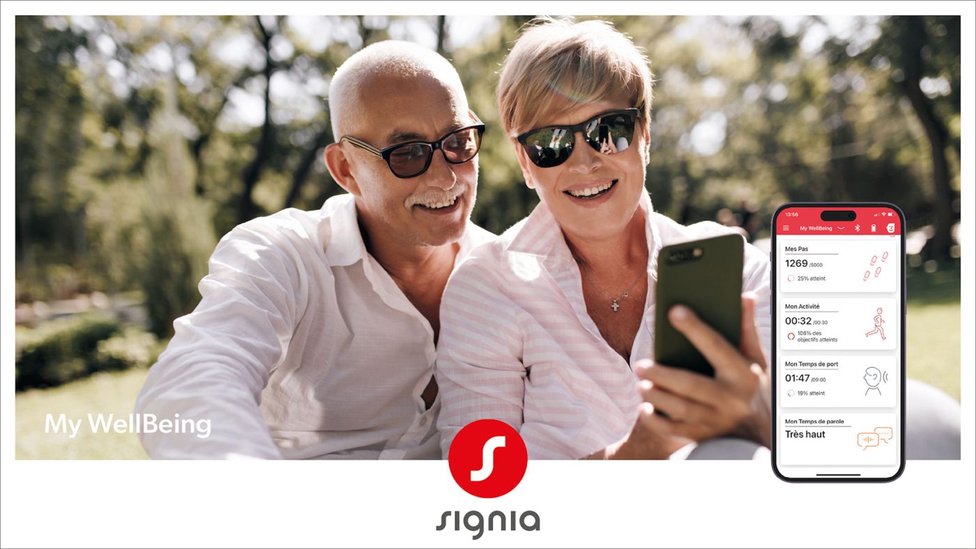 My WellBeing, une fonctionnalité de la Signia App dédiée au bien-être
