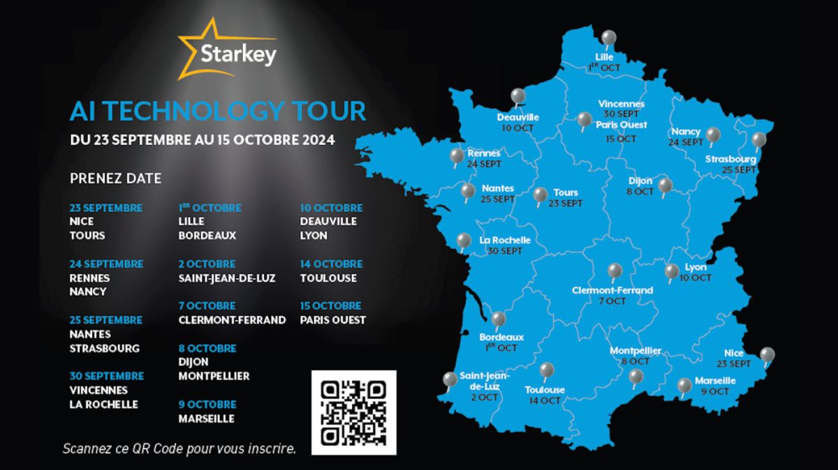 AI TECHNOLOGY TOUR : Starkey présente ses dernières innovations dans 19 ...
